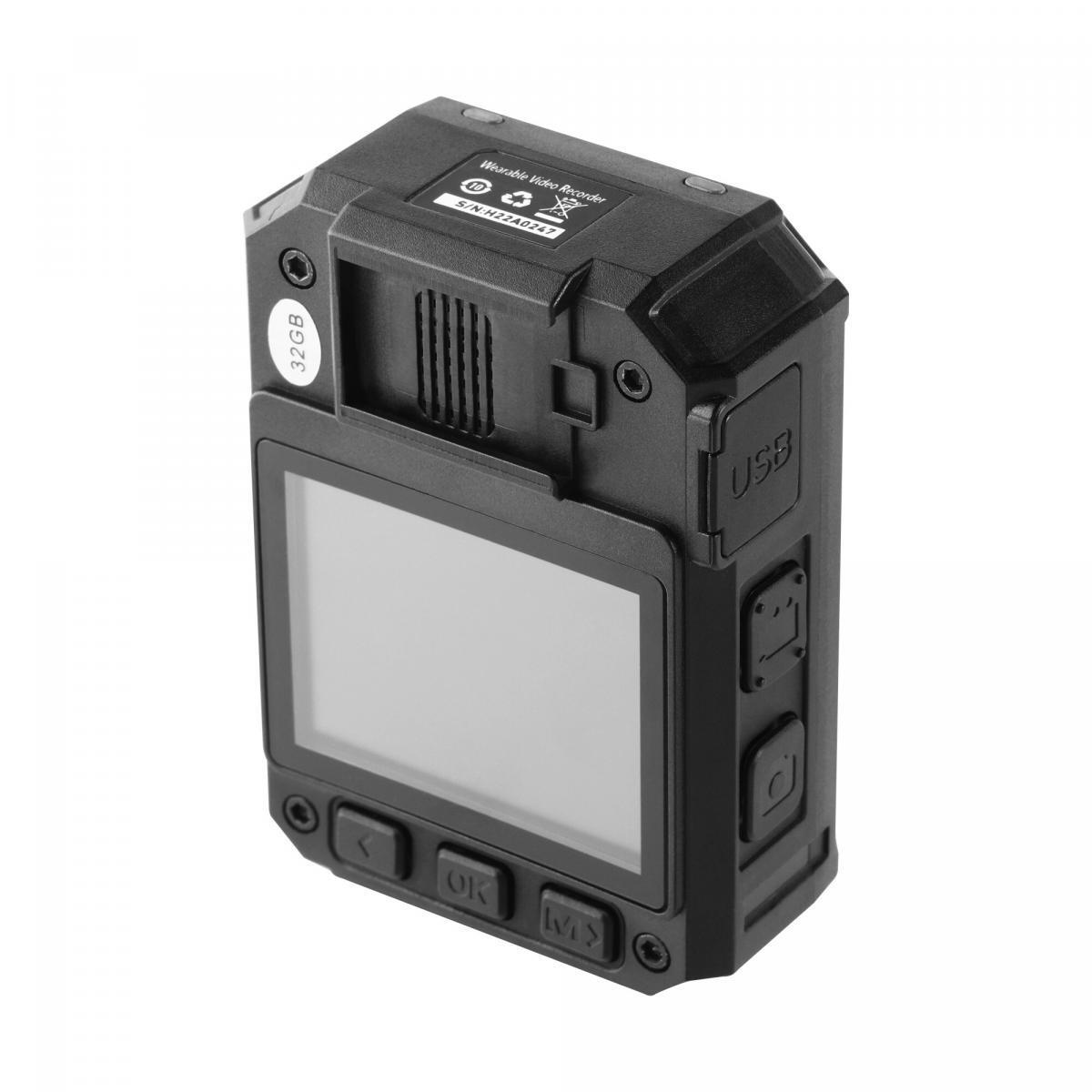Police Body 4MP Camera 128GB GPS